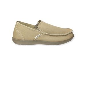 CROCS | Shoes | Crocs Mens Santa Cruz Khaki Tan Beige Canvas Slip On ...